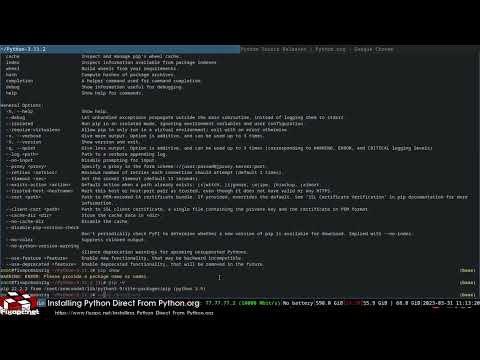 Installing Python Direct From Python.org