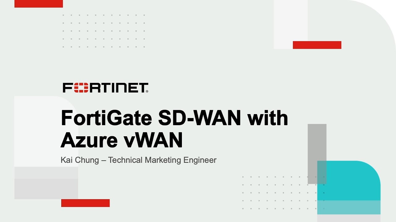 FortiGate Azure vWAN SD-WAN | FortiGate