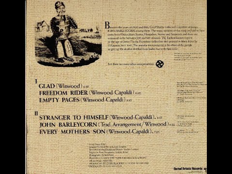 TRAFFIC - GLAD / FREEDOM RIDER -( VINYL CUT) - 1970