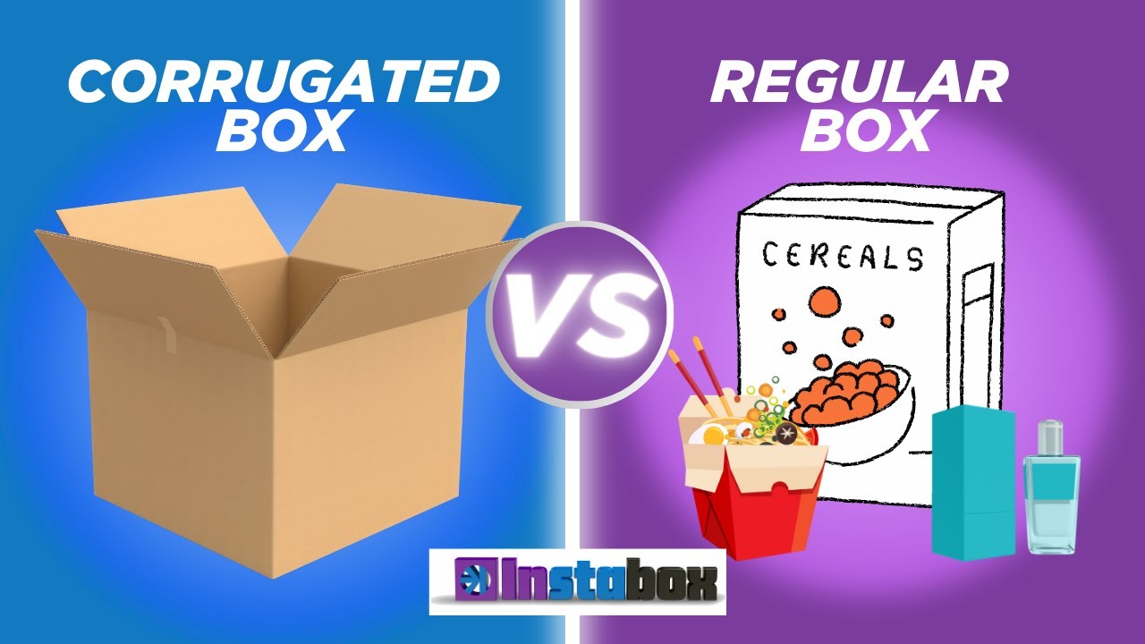 What is the difference between a corrugated box and a regular box?