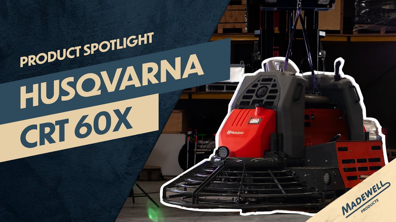 Product Spotlight: 2024 Husqvarna CRT 60X Ride-On Power Trowel