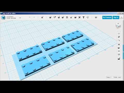 123D Design: Lego Liquids Mold – Drafting, Modeling and 3D Printing ...