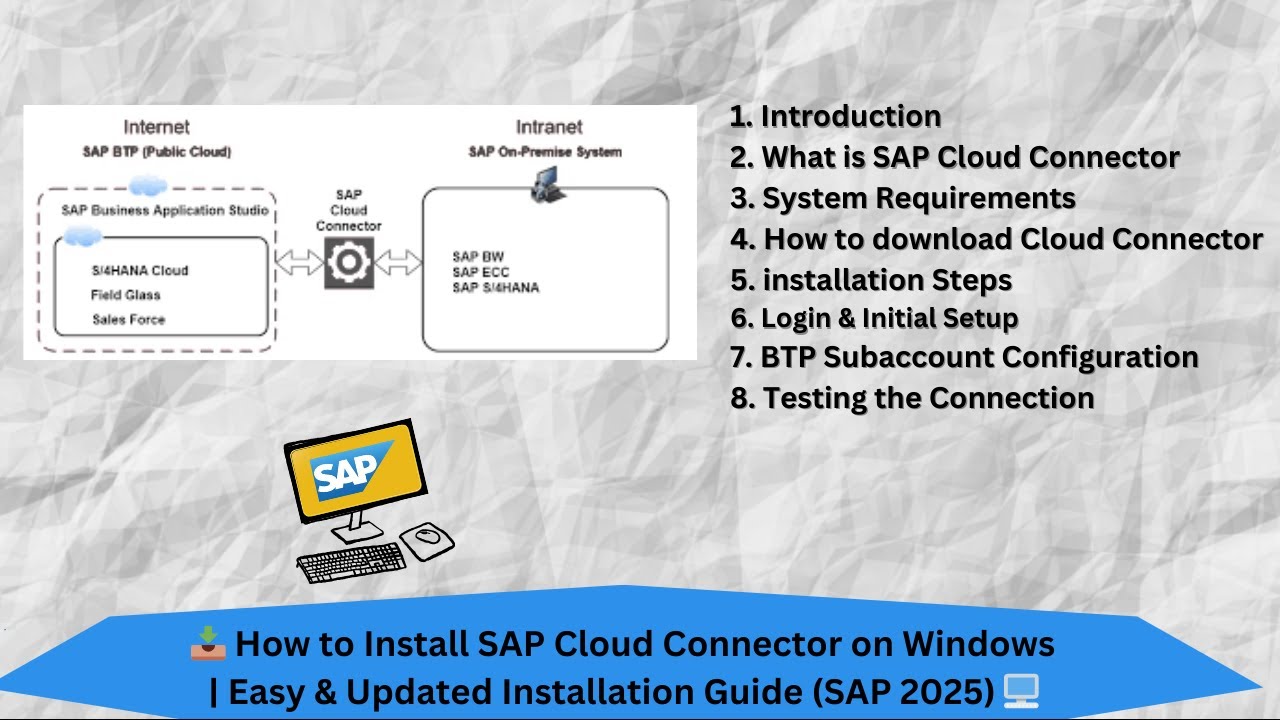 How to Install SAP Cloud Connector in BTP | Easy & Updated Step-by-Step Tutorial (2025)