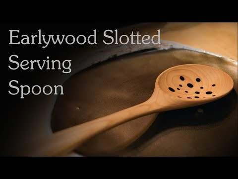 Earlywood Slotted Spoon Holes