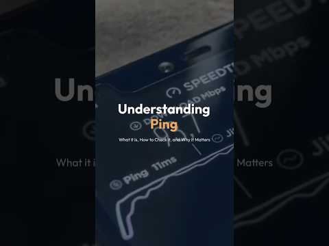 What is ping when testing your internet speed?