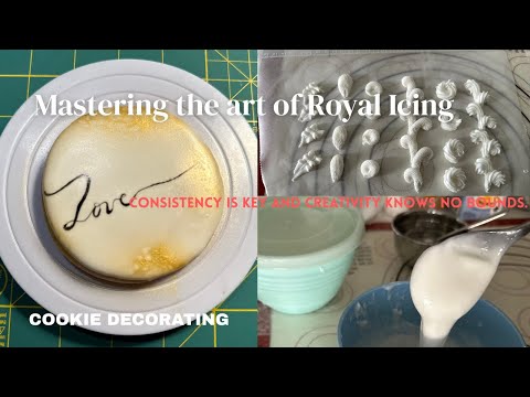 Perfect Royal Icing Recipe | 3 Basic Keys for Cookie Decorating Need to Know #royal icing #cookies
