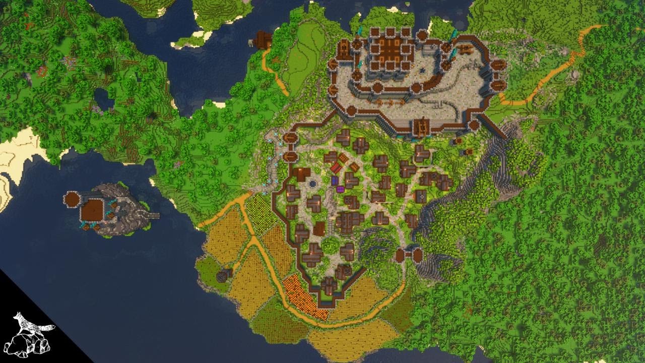 I survived 1000 Days building the perfect medieval city in Minecraft! [Full Movie]