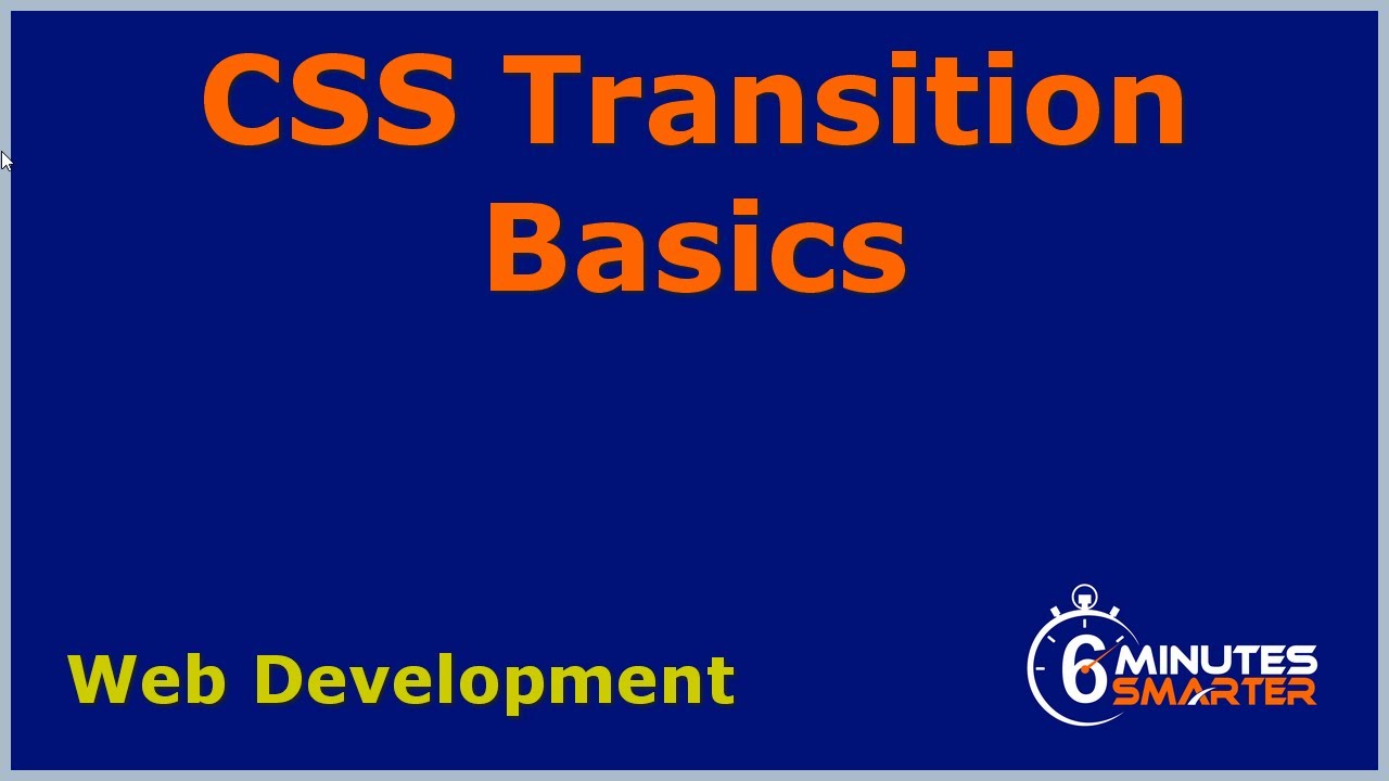 CSS Transition Basics
