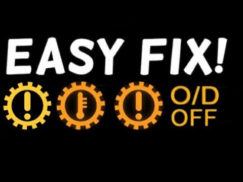 How to Fix & Reset Transmission Temperature Warning Light | Automatic Gearbox Light Stays On