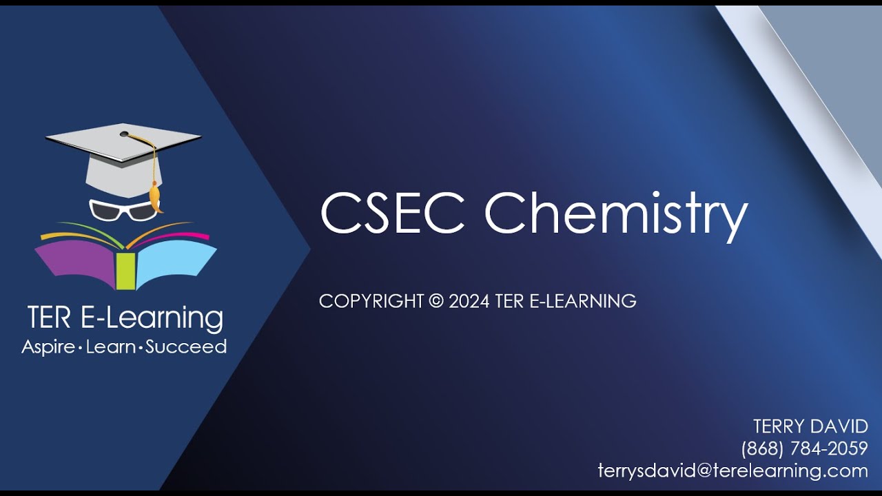 CSEC Chemistry - Atomic Structure (Terry David)