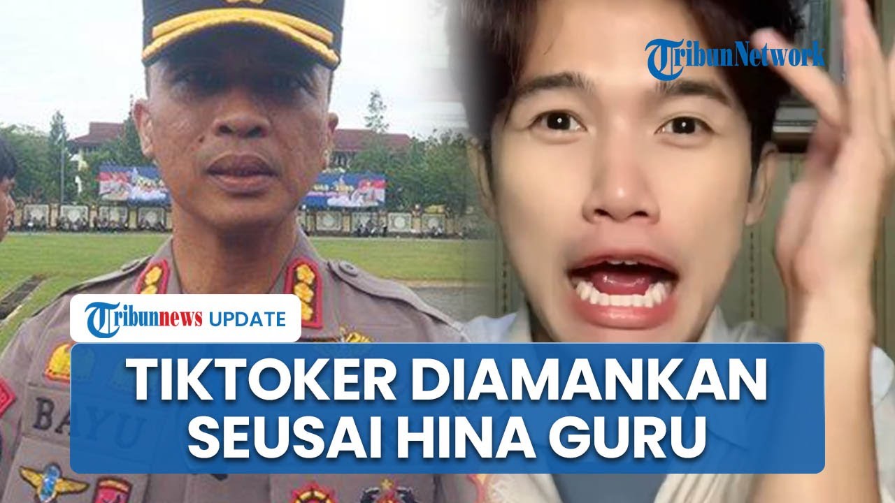 Tiktoker Riezky Kabah Diamankan Polisi Seusai Diduga Hina Guru, Belum Jadi Tersangka - Tribun Video
