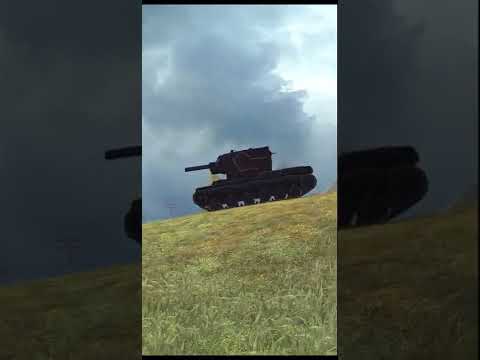 KV-2 Can Penetrate E 100 With HE in WOT BLITZ #Shorts
