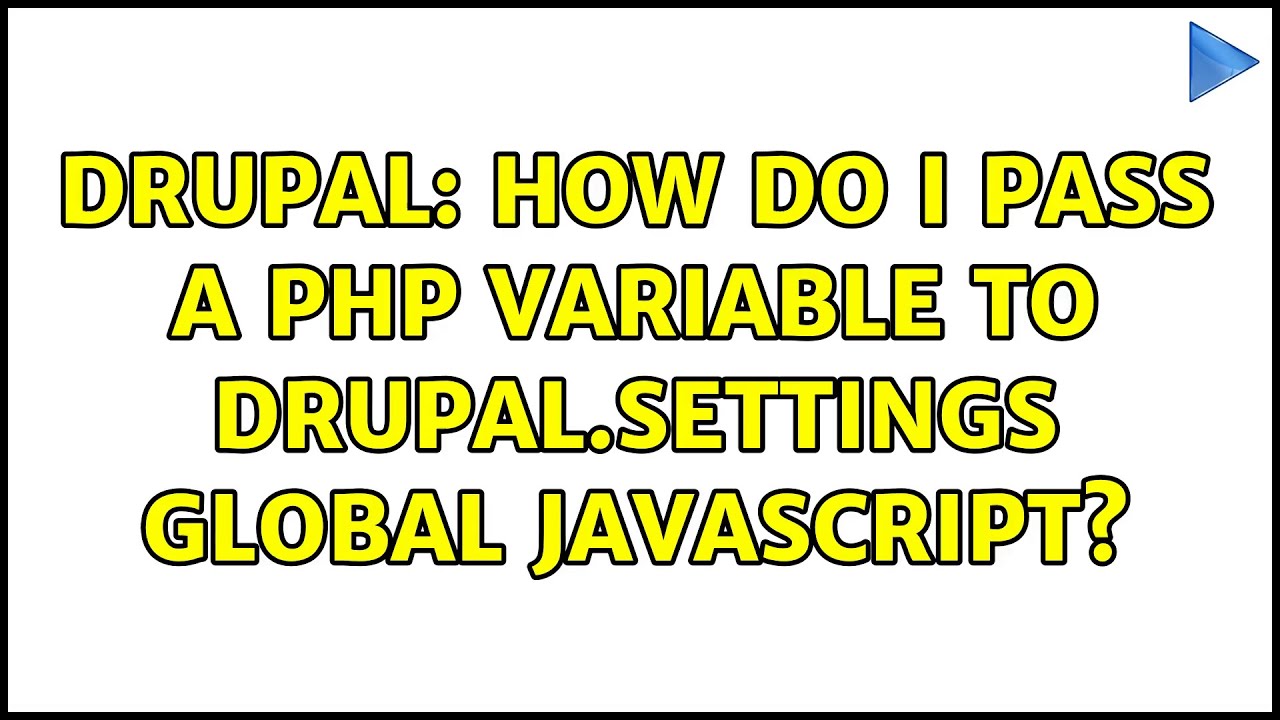 Drupal: How do I pass a PHP variable to Drupal.settings global javascript?