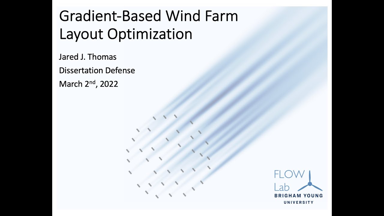 Gradient-based wind farm layout optimization