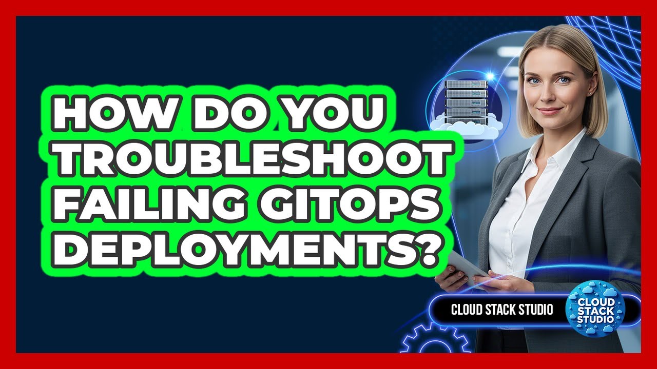 How Do You Troubleshoot Failing GitOps Deployments? - Cloud Stack Studio