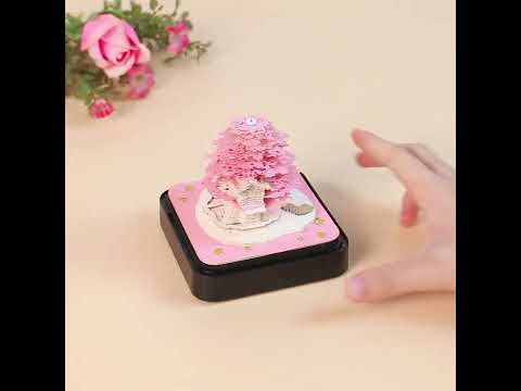 Tree House 3D Memo Pad Paper Model with Calendar