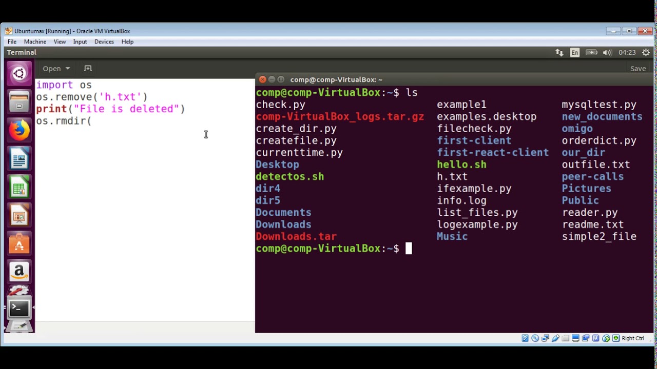 How To delete files and folders in Python