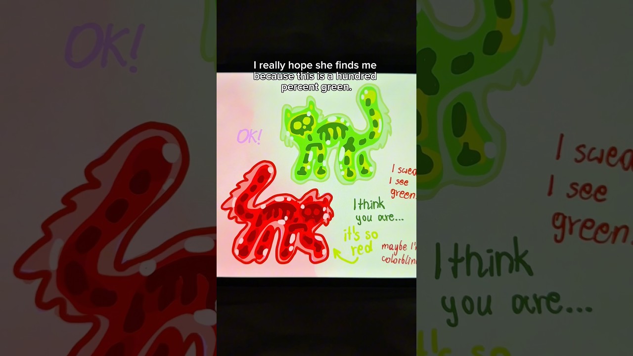 Am I really colorblind… or is she just trolling me? ￼😭 #artworkout #digitalart #drawing #art