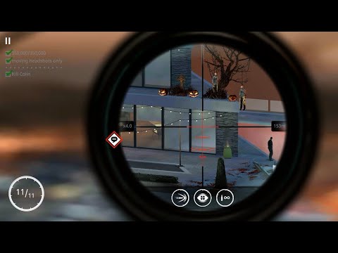 Hitman sniper chapter-3 mission-19 | Get score of 350,000 with only moving headshot