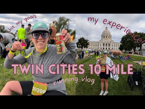 TWIN CITIES 10 MILE! First Time EVER! Race Day Vlog