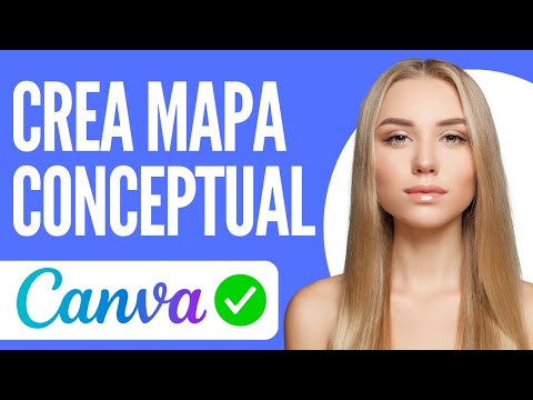 Como hacer MAPAS CONCEPTUALES en CANVA (FACIL Y RAPIDO)