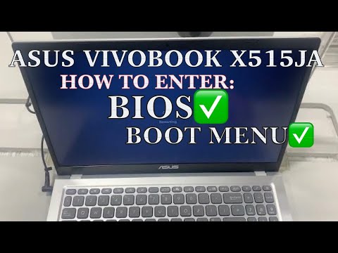 ASUS VIVOBOOK X515JA ~ How To Enter Bios Settings & Boot Menu (USB)