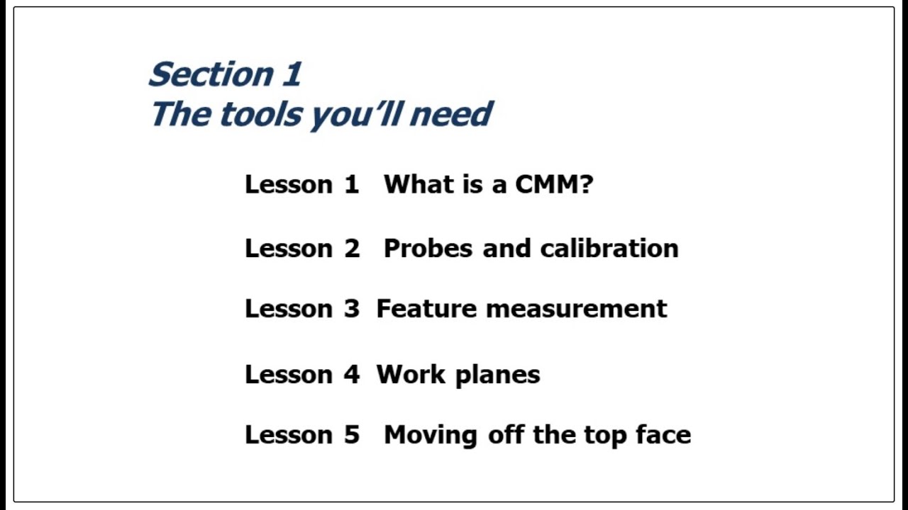 CMM Methodology - Section1 preview