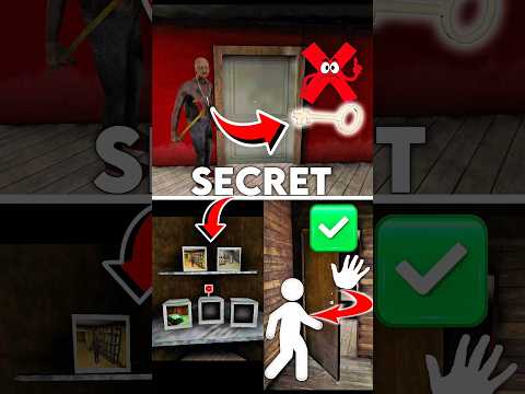 NO KEY Needed!? Secret Way into SecurityRoom - Granny 2🔥#granny #grannyglitches #grannygame #granny1