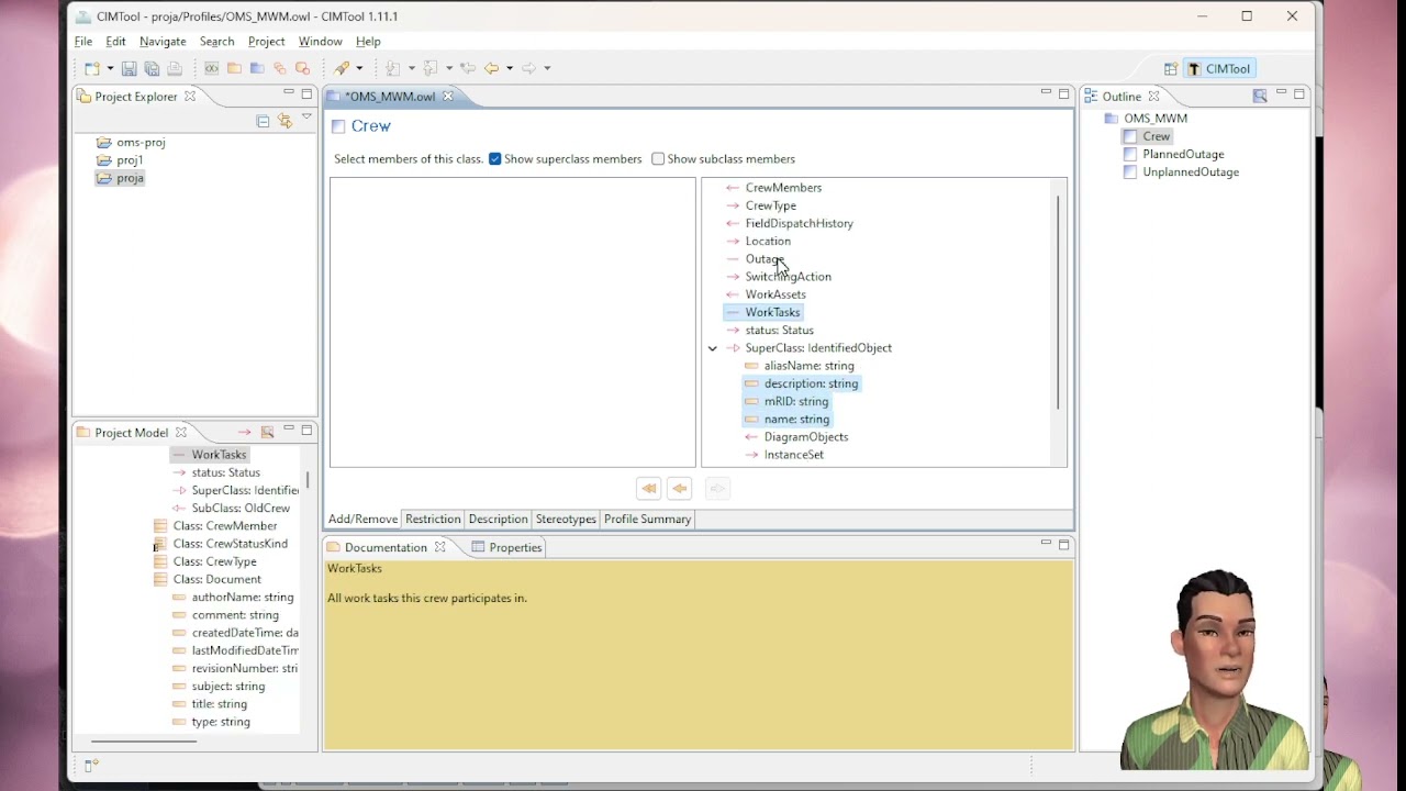 CIMTool - CIM profile