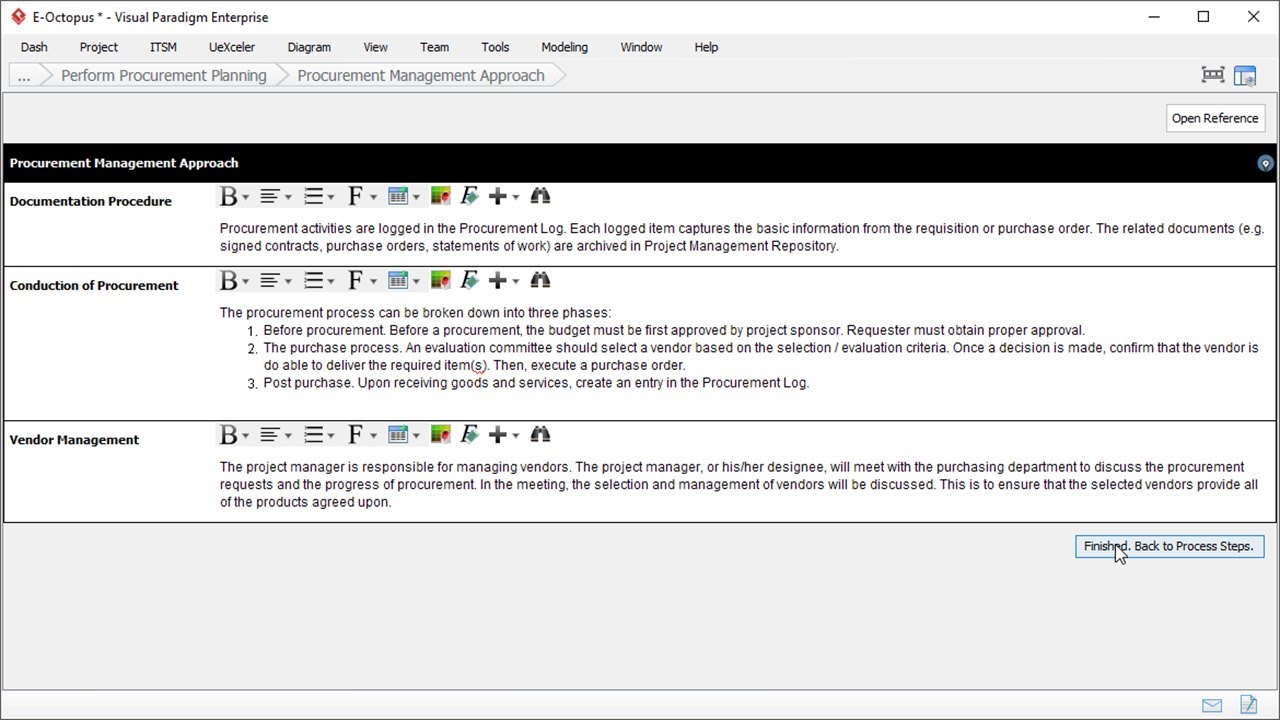 Procurement Plan Template - Project Management