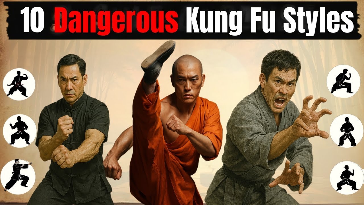 Top 10 Most Powerful Kung Fu Styles  (You Won’t Believe #1!)