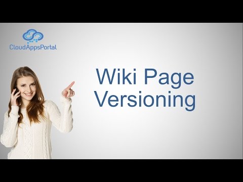 Wiki Page Versioning