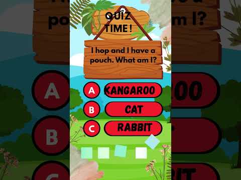 kangoroo #brainteasers #funquiz #guesstheanswer #kidsgames #kidsriddles