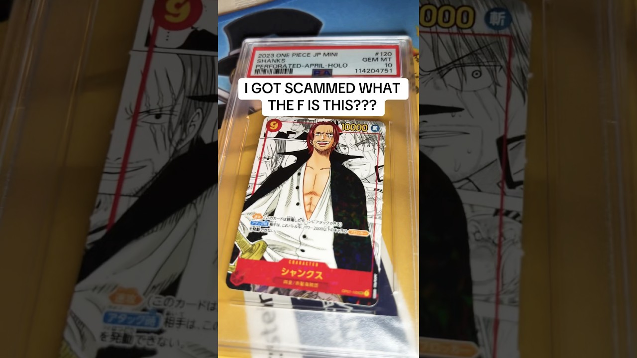 They SCAMMED Me?? My One Piece Manga Rare Shanks Came Like THIS…
