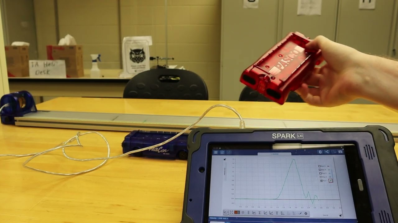 Physics 1, Experiment 6 Lab Video: Conservation of Energy and Momentum