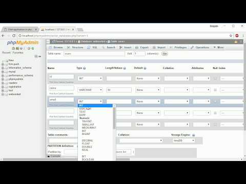 Learn Chat application in PHP MySQL Create database and user registration form part2 - Mind Luster