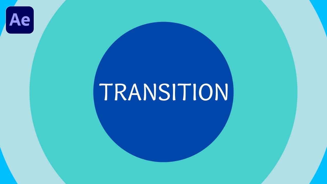 Easy Circle Title Transition Tutorial in After Effects