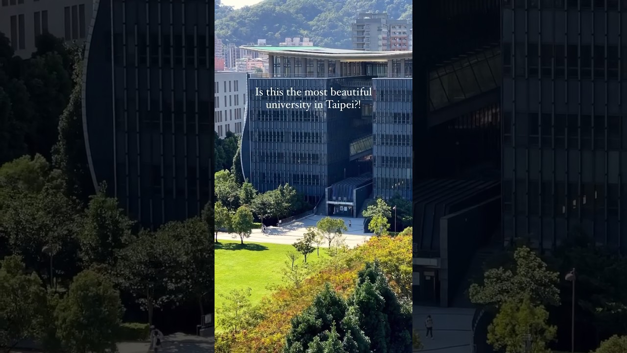 Most Beautiful University in Whole Taipei!👀 #taipeitravel #taipei #taiwantravel #taiwan #taiwanese