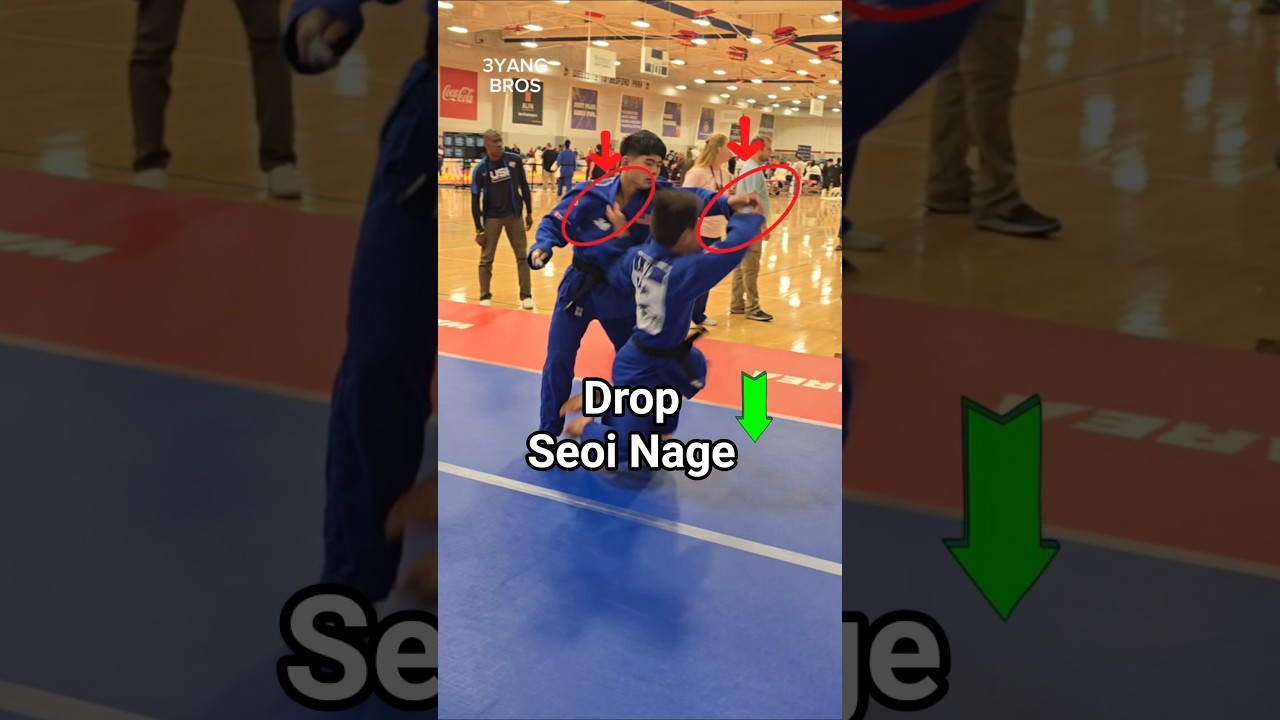 🚀 Drop Seoi Nage Step by Step set up and throw combination Drill Jonathan Yang
