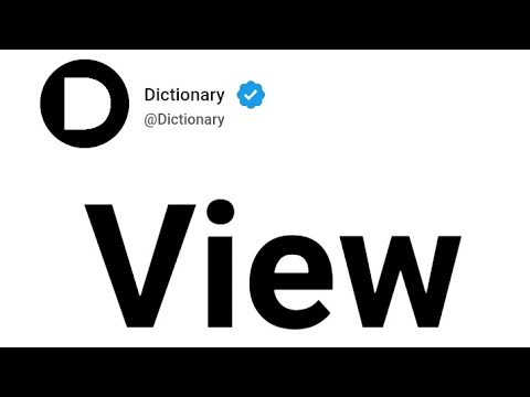 View Meaning In English