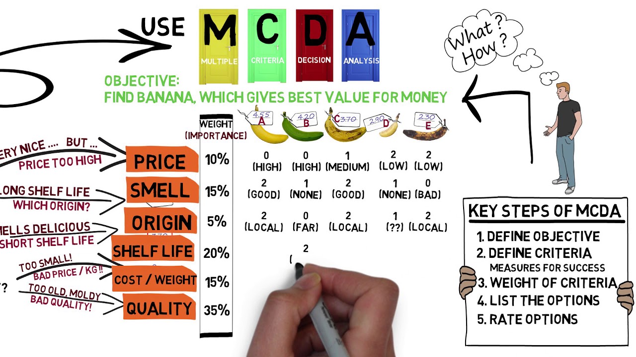 A Short Story about Multiple Criteria Decision Analysis (MCDA)