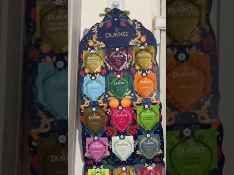 Pukka tea advent calendar #tea #herbaltea #adventcalendar #advent #christmas