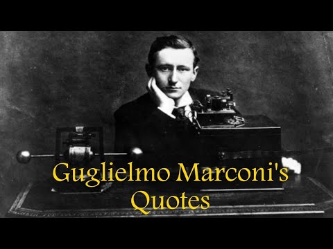 Guglielmo Marconi, discoverer of electromagnetic waves and the invention of radio.