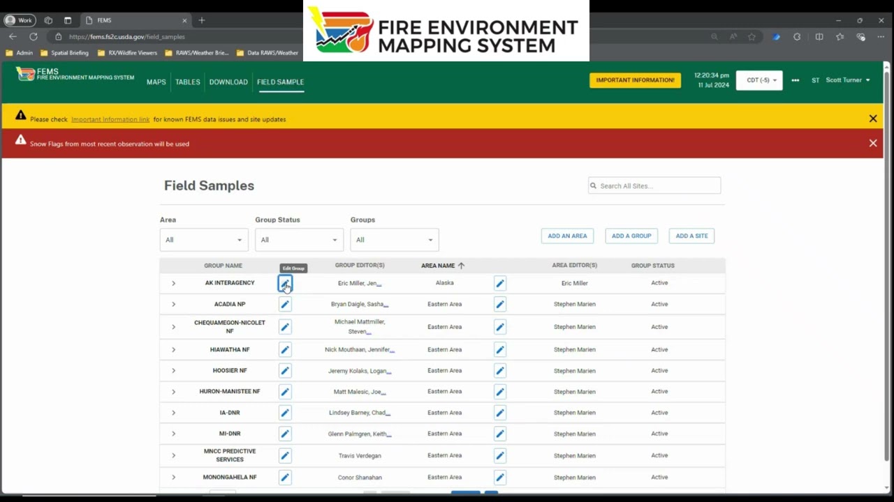 FEMS - Adding and Editing Contacts