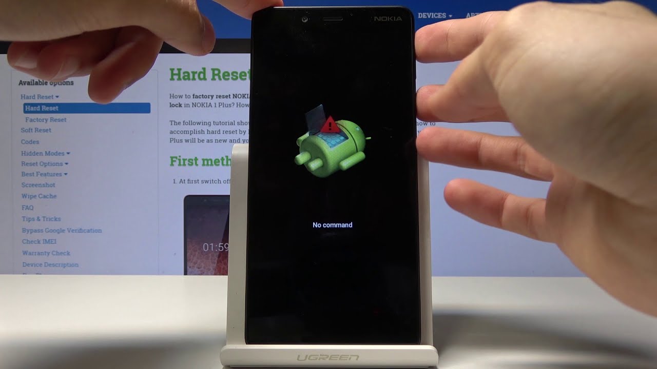 How to Exit Fastboot Mode in NOKIA 1 Plus - Open Fastboot Mode by HardReset.Info - PhoneLS.com