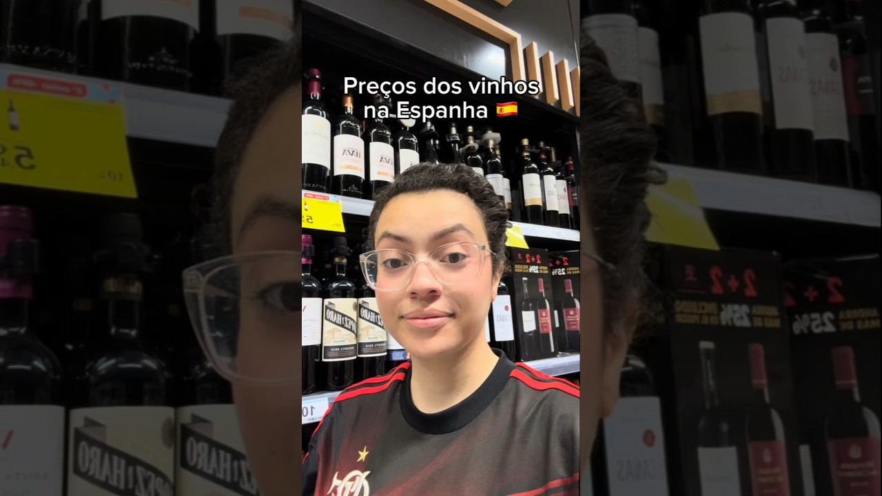 PREÇOS DOS VINHOS NA ESPANHA 2025! CHOCADA COM OS PREÇOS! 🇪🇸 #espanha #vivernaespanha #mercado