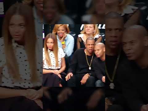 Beyonce & Jay-Z watching LeBron 😁 #shorts