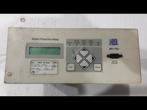 BASLER ELECTRIC BE1-700 DIGITAL PROTECTIVE RELAY N4R3X1N 24VDC H01159143 REV. P BASLER SPARES SUPPLY