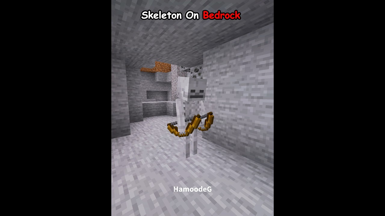 Java Skeleton VS Bedrock Skeleton 💀