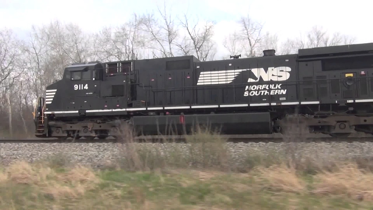 Chasing Norfolk Southern Freight Train